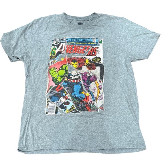 Marvel | Shirts | Vintage Tees Marvel Avengers Comic Graphic Teesz L ...